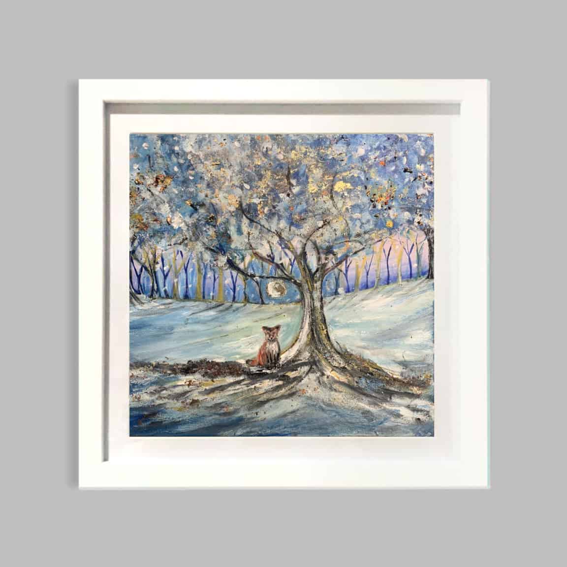 Fox in the Moonlight - Emma Bateman Art | Yorkshire Artist | Greeting ...